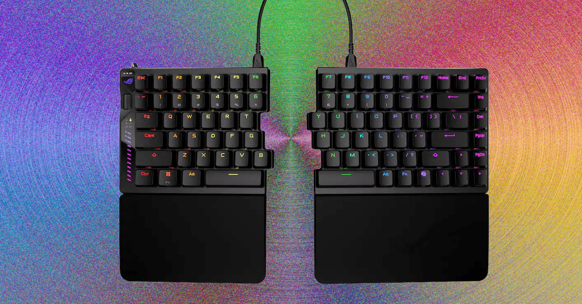 Asus ROG Falcata Review: A Split Gaming Keyboard